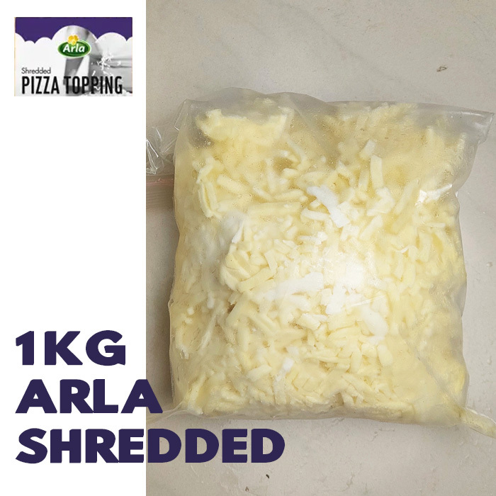 Jual arla mozzarella parut shredded 1 kg - pizza topping arla mozarella ...