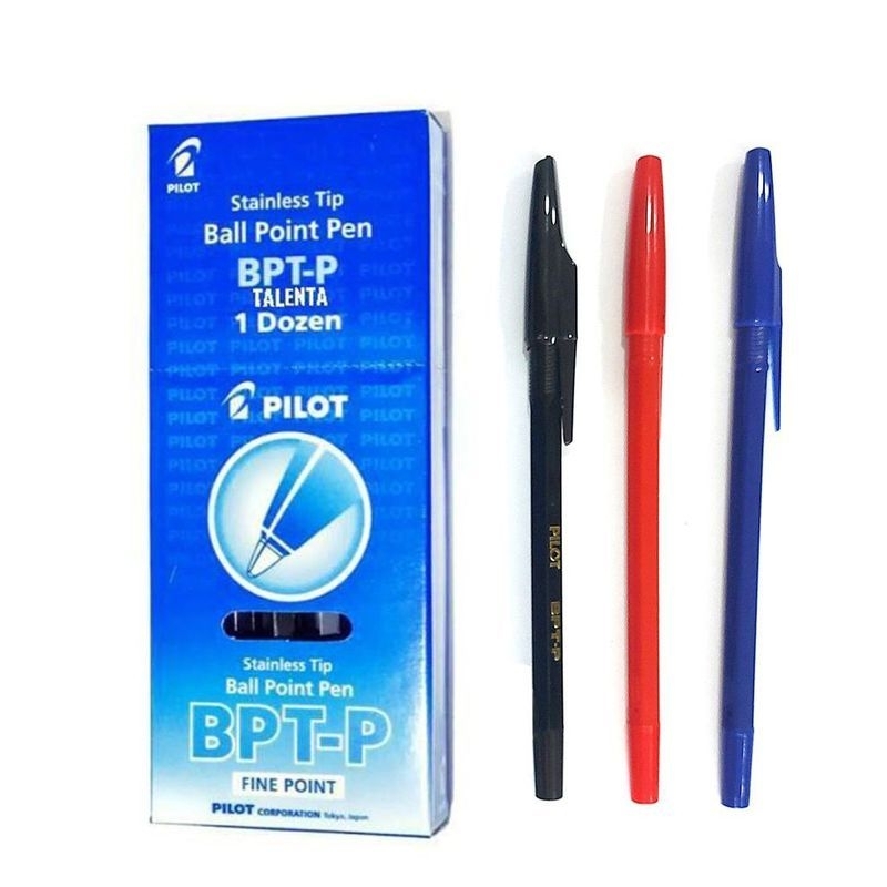 Jual Pulpen Pilot BPT-P Ballpoint Pen Isi 12 Pcs | BPTP Pen | Shopee ...