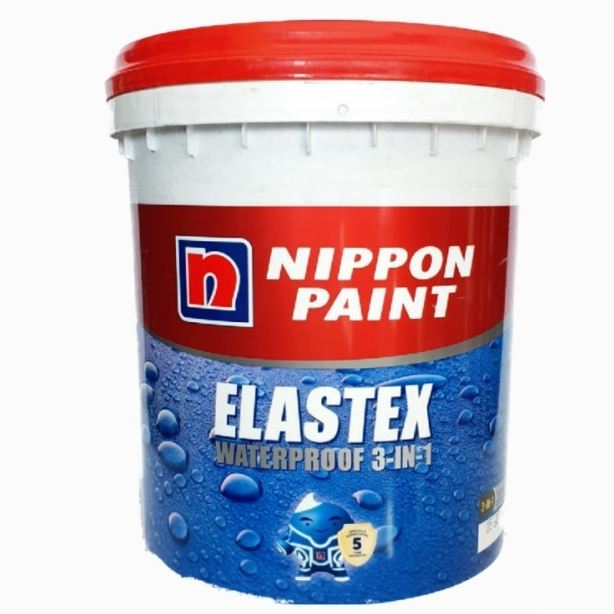 Jual NIPPON ELASTEX CAT PELAPIS ANTI BOCOR Khusus Warna Mixing 1 Pail ...