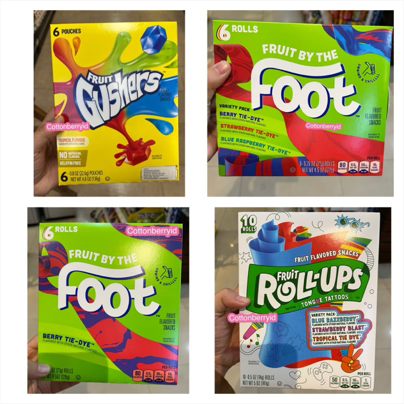 Jual [READY STOK TERBATAS] FRUIT ROLL-UPS / Fruit by The Foot Berry Tie ...