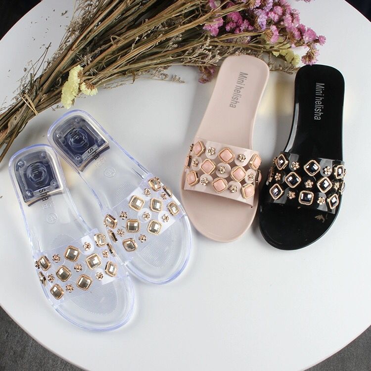 Jual MINI HELISHA SANDAL SLIP-ON ( 36 - 40 ) | Shopee Indonesia