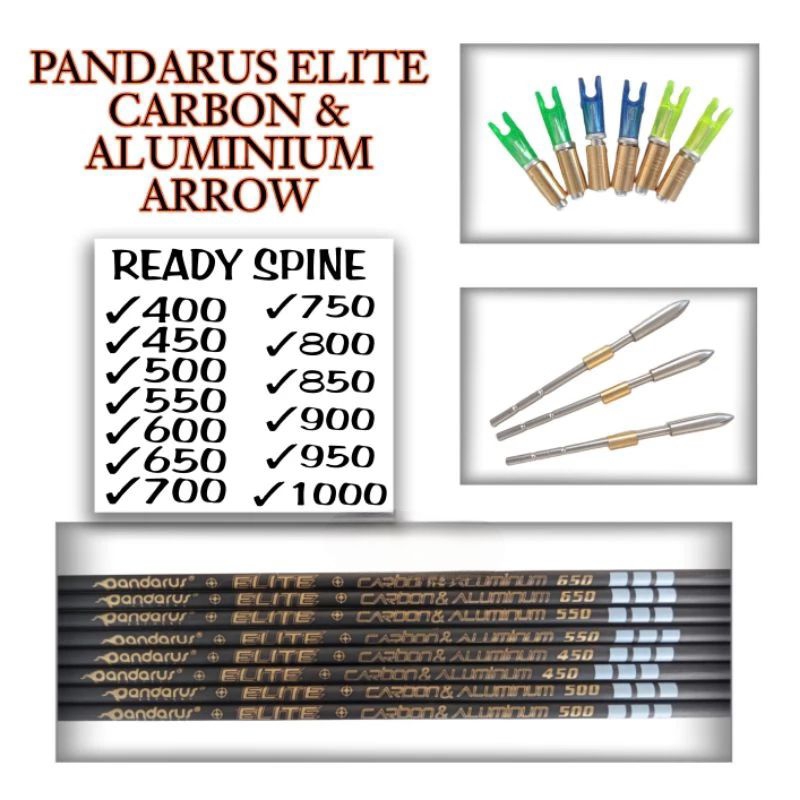 Jual PANDARUS ELITE ARROW CARBON ALUMINIUM - PANDARUS ELITE CARBON DAN ...