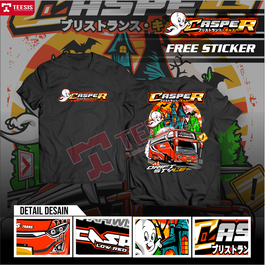 Jual Kaos Baju Bus Bis Mania Bismania Casper Bris Trans Pariwisata ...