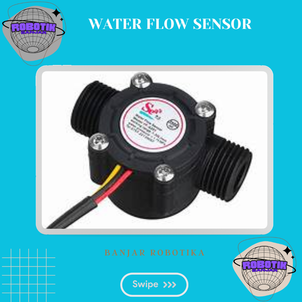 Jual YF-S201 WATER FLOW SENSOR ALIRAN AIR HALL 1/2" | Shopee Indonesia