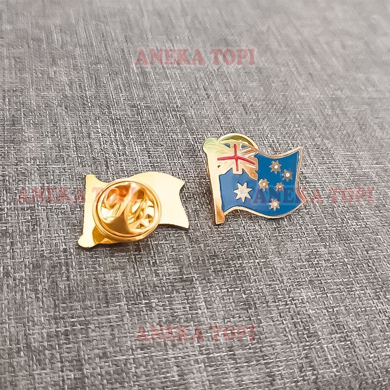 Jual Pin Bendera Negara Australia Pin Flag Pin Bendera Negara Australia ...