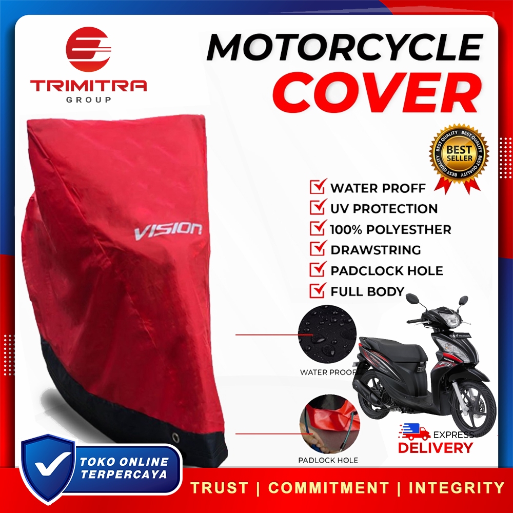 Jual Sarung Motor Vision PREMIUM SPACY / Selimut Penutup Body Cover ...