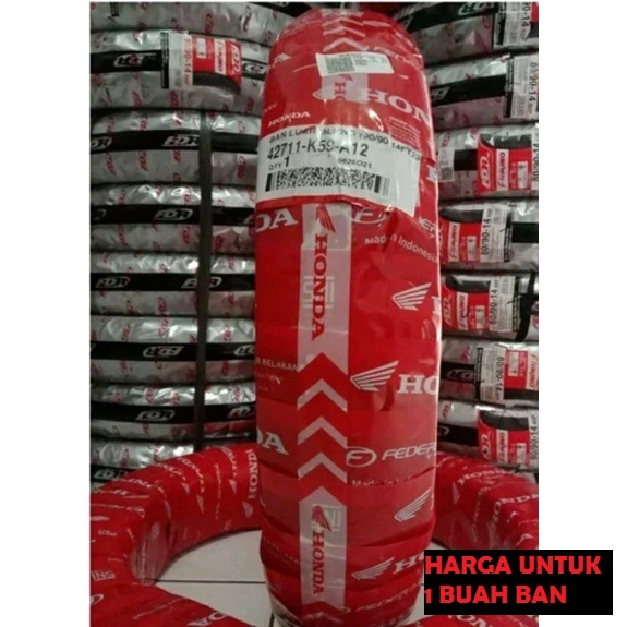 Jual Ban Luar Federal 80/90 - 90/90 Ring 14 Tubles K59 AHM Astra Honda ...