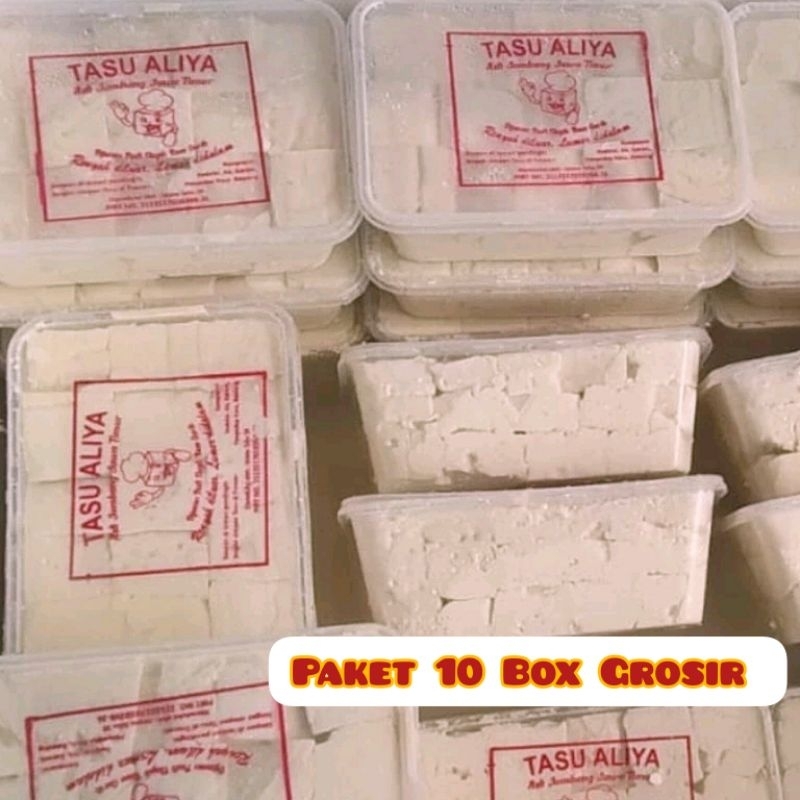 Jual Paket 10 Box Tahu Susu Original Tasu Jombang Aliya | Shopee Indonesia