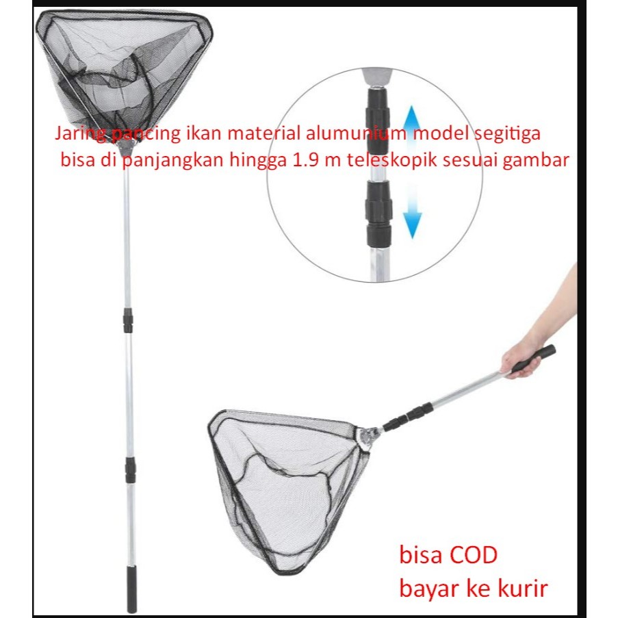 Jual Jaring pancing ikan material alumunium model segitiga bisa di ...