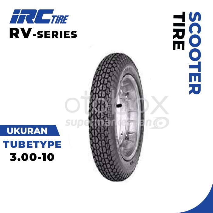 Jual BAN MOTOR IRC RV - SERIES UKURAN 300-10 RING 10 TUBETYPE BAN VESPA ...