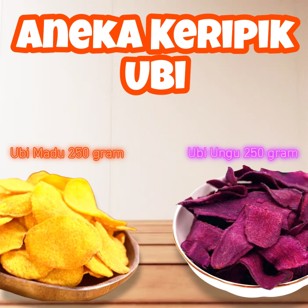 Jual OCEGAN Keripik Ubi Madu & Keripik Ubi Ungu kemasan 250 Gram Manis & Renyah | Shopee Indonesia