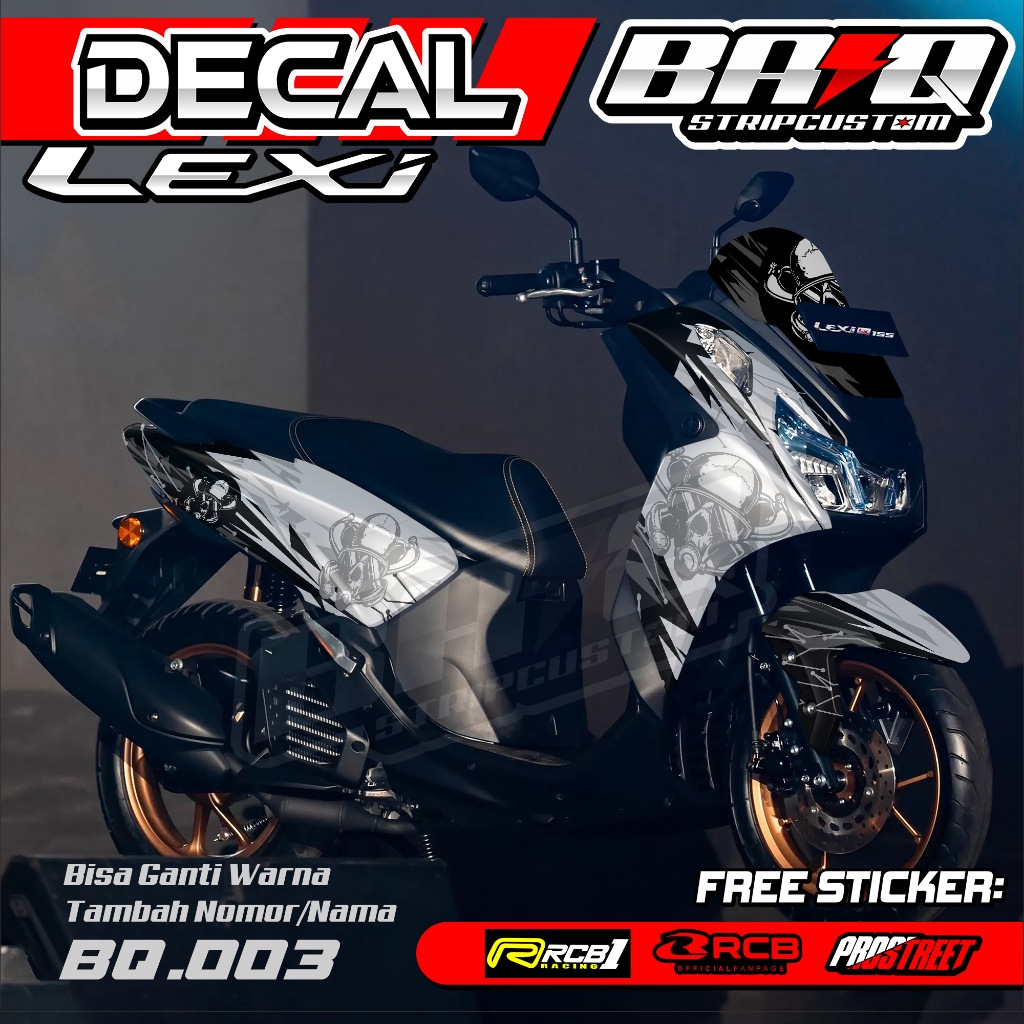 Jual DECAL STICKER FULL BODY YAMAHA LEXI LX 155 2024 - DECAL YAMAHA ...