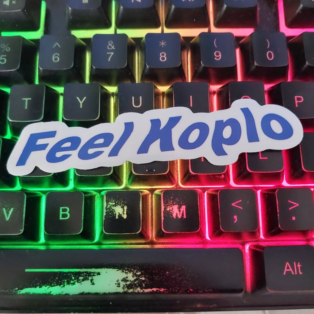 Jual FEEL KOPLO LOGO - STICKER CUTTING / METAL / BAND INDIE / STIKER ...
