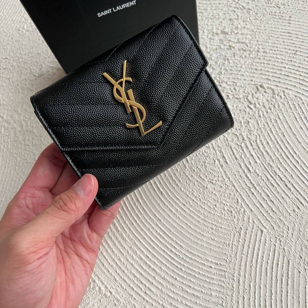 Jual YSL compact trifold wallet | Shopee Indonesia