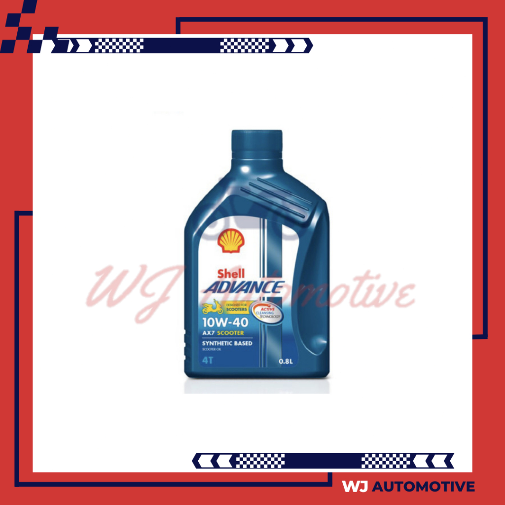 Jual Shell AX7 Scooter 20W40 800ml Oli Mesin Motor Advance 20W 40 800 ...