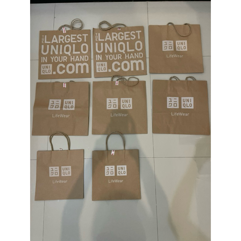 Jual preloved paperbag uniqlo original store | Shopee Indonesia