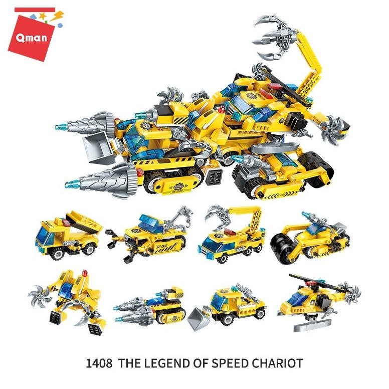 Jual Brick Qman 1408 8in1 The Legend of Chariot | Shopee Indonesia
