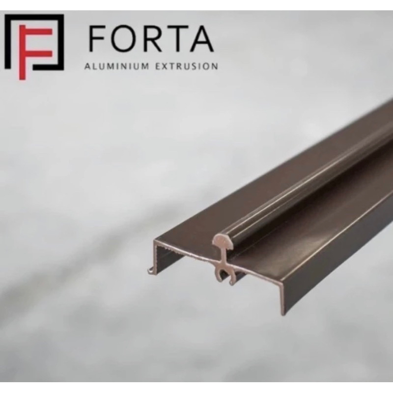 Jual Aluminium Forta Sliding Door 9106 Rel Bawah Tunggal Aluminium ...