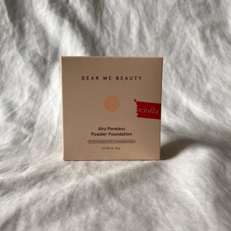 Jual dear me beauty airy poreless powder foundation - creme ivory (C01 ...