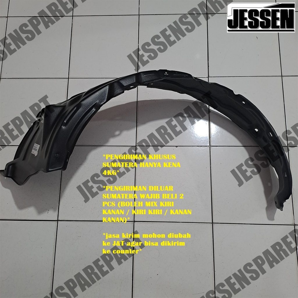 Jual LINER FENDER DEPAN KIRI INNOVA OLD 53806-0k020 Original | Shopee ...