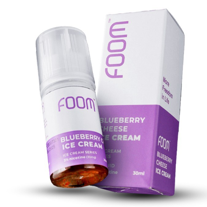 Jual Foom BLUEBERRY CHEESE ICE CREAM Salt Nic 30ML by Foom Lab Global ...