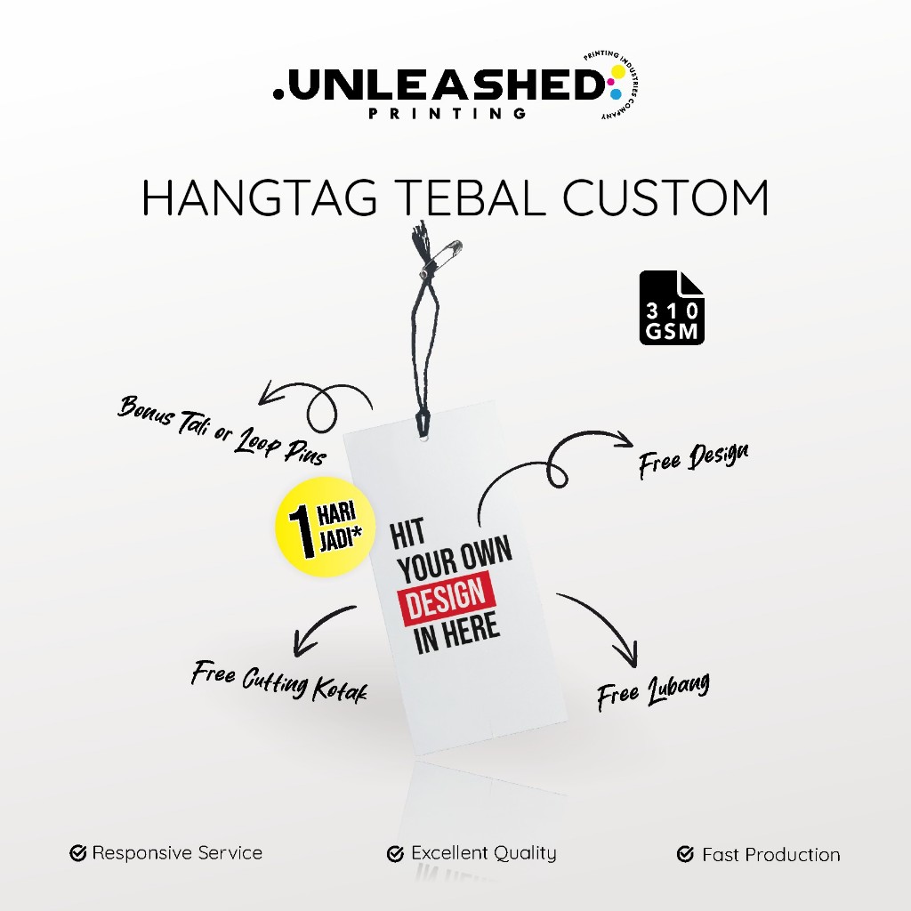 Jual LABEL TAG HANGTAG TEBAL 310 GSM | BAJU / KAOS / CELANA / KADO ...
