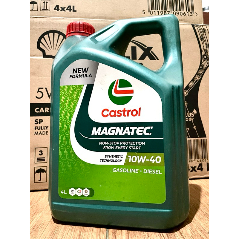 Jual Oli Castrol Magnatec 10W-40 4 Liter 100% Original | Shopee Indonesia