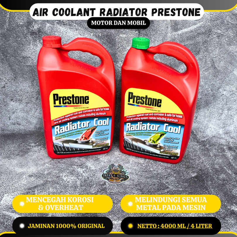 Jual PRESTONE Cairan Pendingin Radiator Coolant ORIGINAL PRESTONE 4 ...