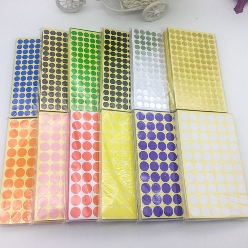 Jual DOT LABEL / DOT STIKER / DOT STICKER (HARGA PER LEMBAR) | Shopee ...