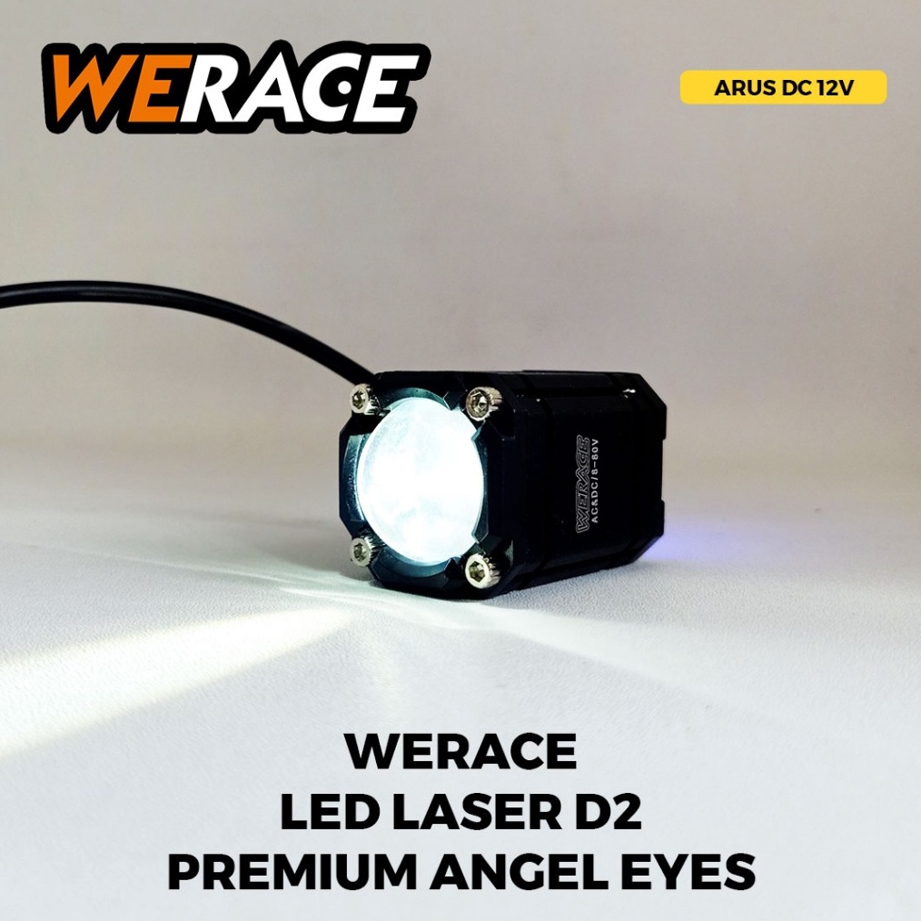 Jual WERACE LED LASER D2 PREMIUM ANGEL EYES SENJA BELAKANG LAMPU SOROT ...