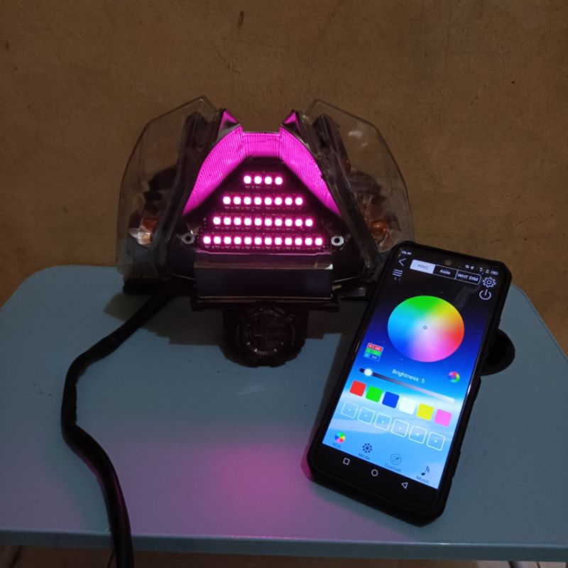 Jual STOPLAMP RGB BEAT ESP 210 MODE | Shopee Indonesia