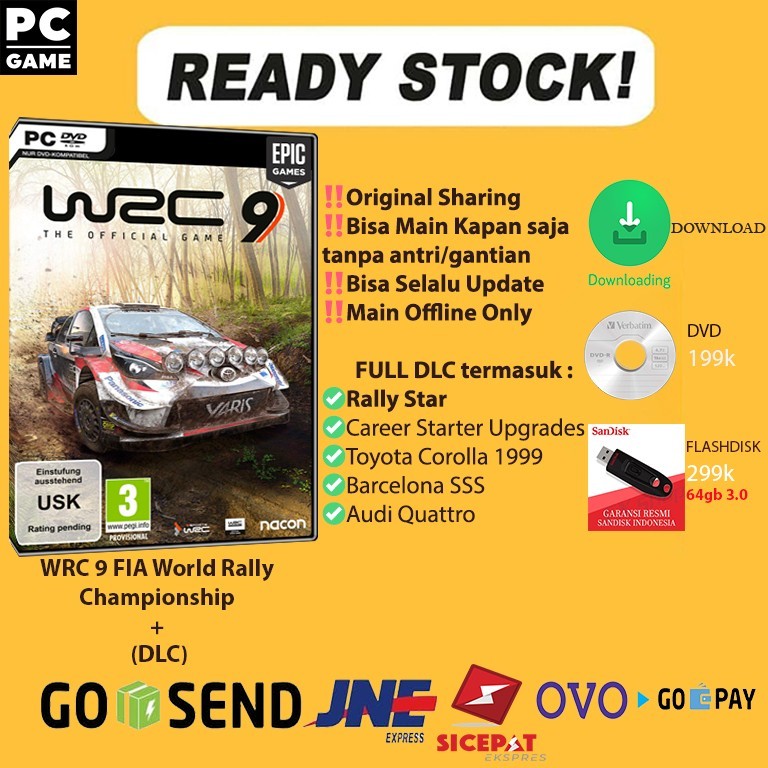 Jual WRC 9 FIA World Rally Championship DELUXE EDITION PC Original ...
