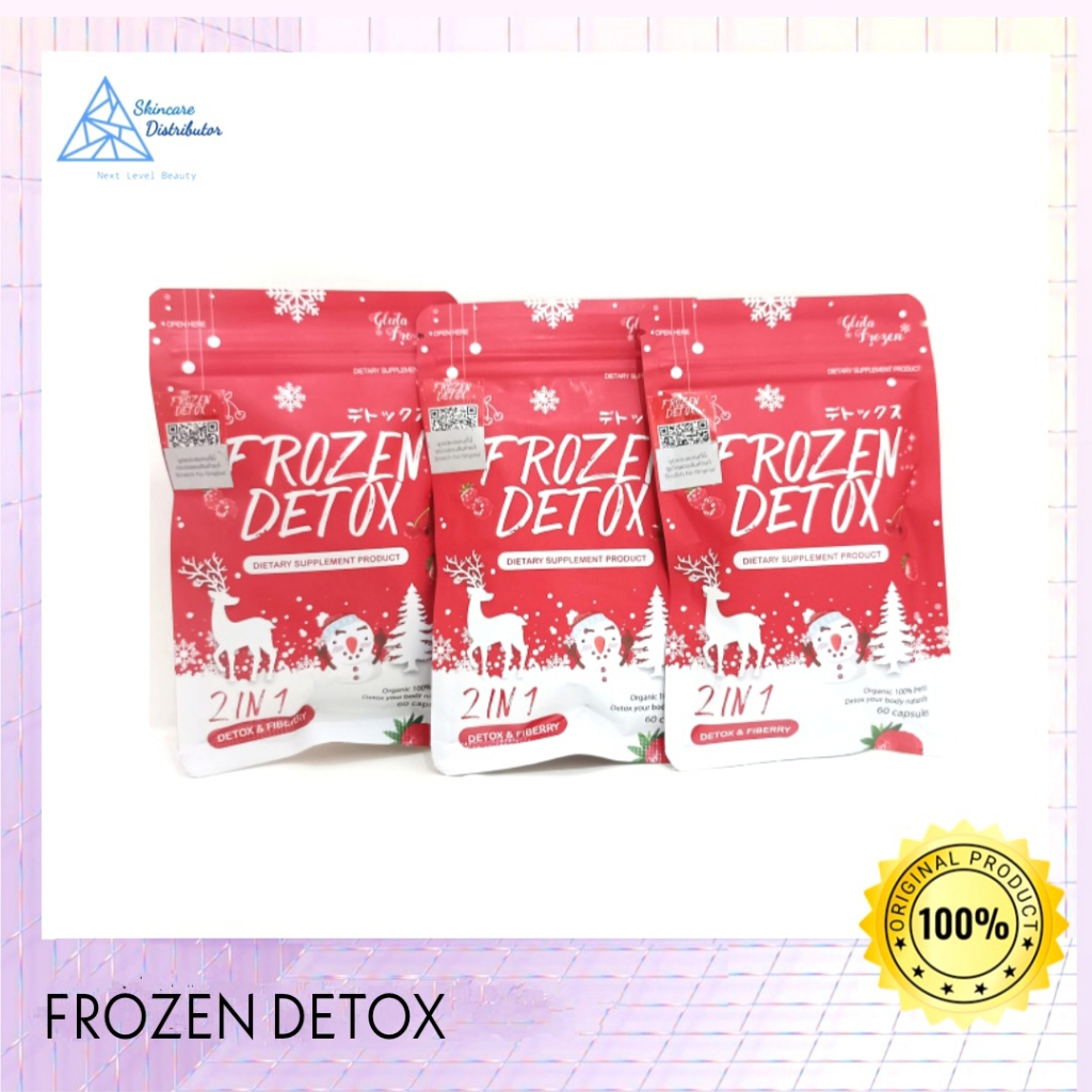 Jual FROZEN D E T O X by Frozen collagen (ADA BARCODE) | Shopee Indonesia