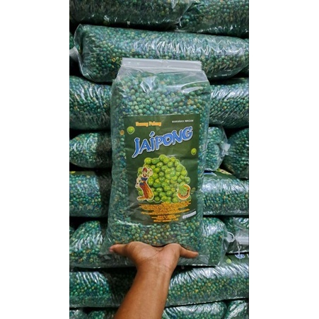 Jual 1Kg Kacang Polong Hijau Super Kacang Goreng Jaipong Cemilan Snack ...