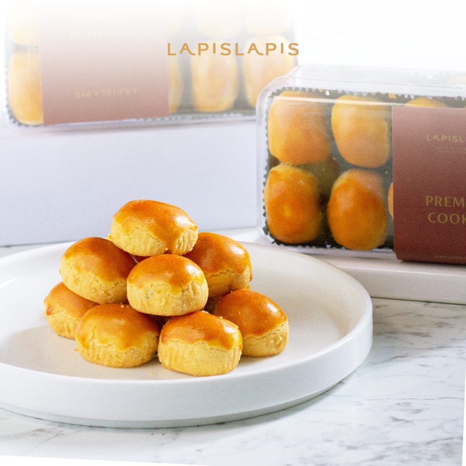 Jual LAPISLAPIS - Nastar (Pineapple Tart) Cookies Ukuran Medium | Shopee Indonesia