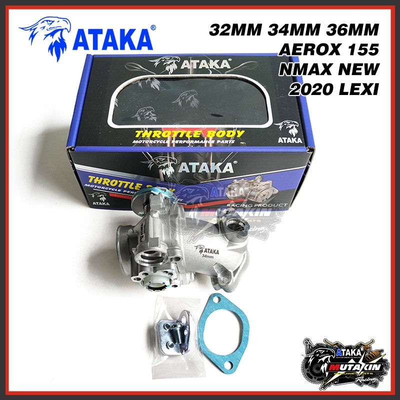 Jual THROTTLE BODY ( TB ) ATAKA RACING YAMAHA AEROX 155 NMAX NEW 2020 LEXI 32MM 34MM 36MM ...