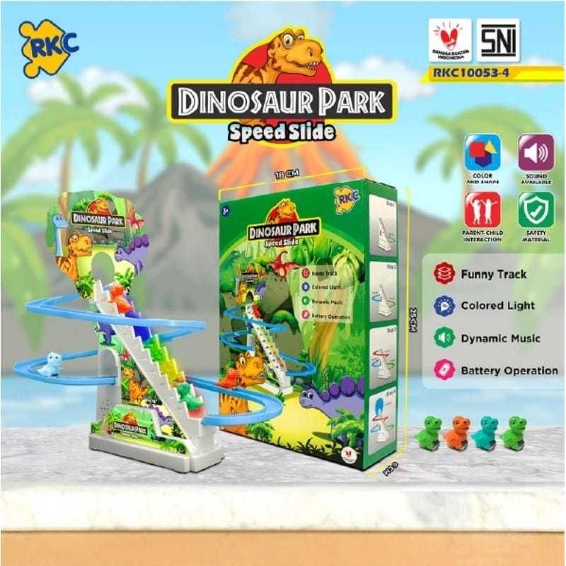 Jual PROMO MAINAN TRACK DINOSAURUS TRACK TANGGA DINO /Seluncuran Dino ...