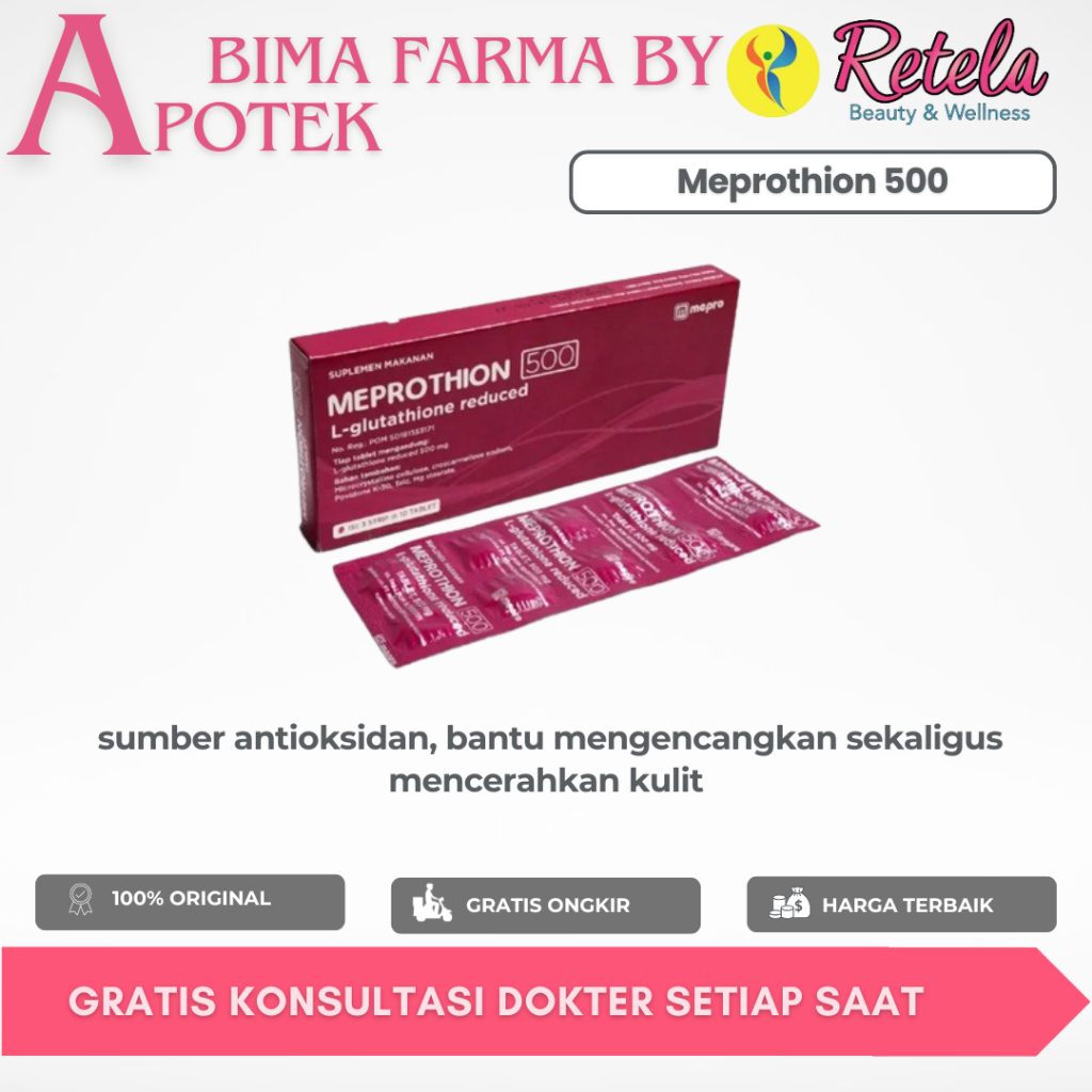 Jual Meprothion 500 Mg 1 Box 30 Tablet | Shopee Indonesia