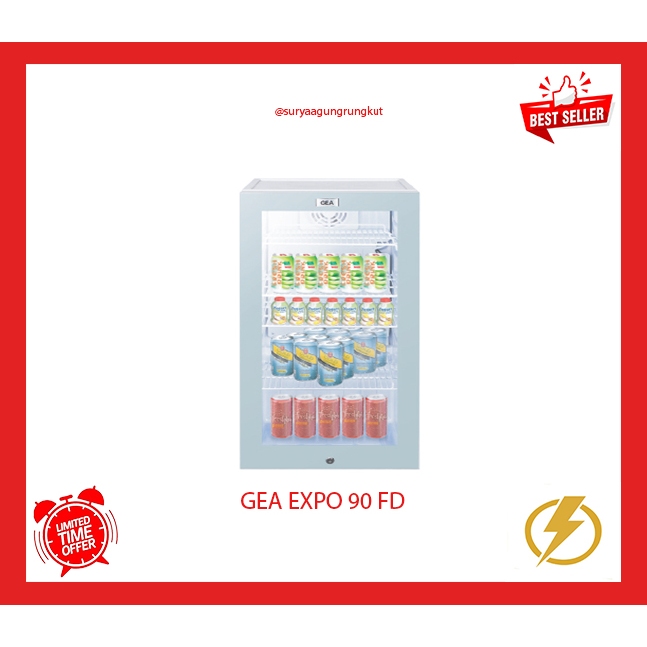 Jual SHOWCASE MINI GEA 92 LITER 95 WATT - EXPO 90 FD | Shopee Indonesia