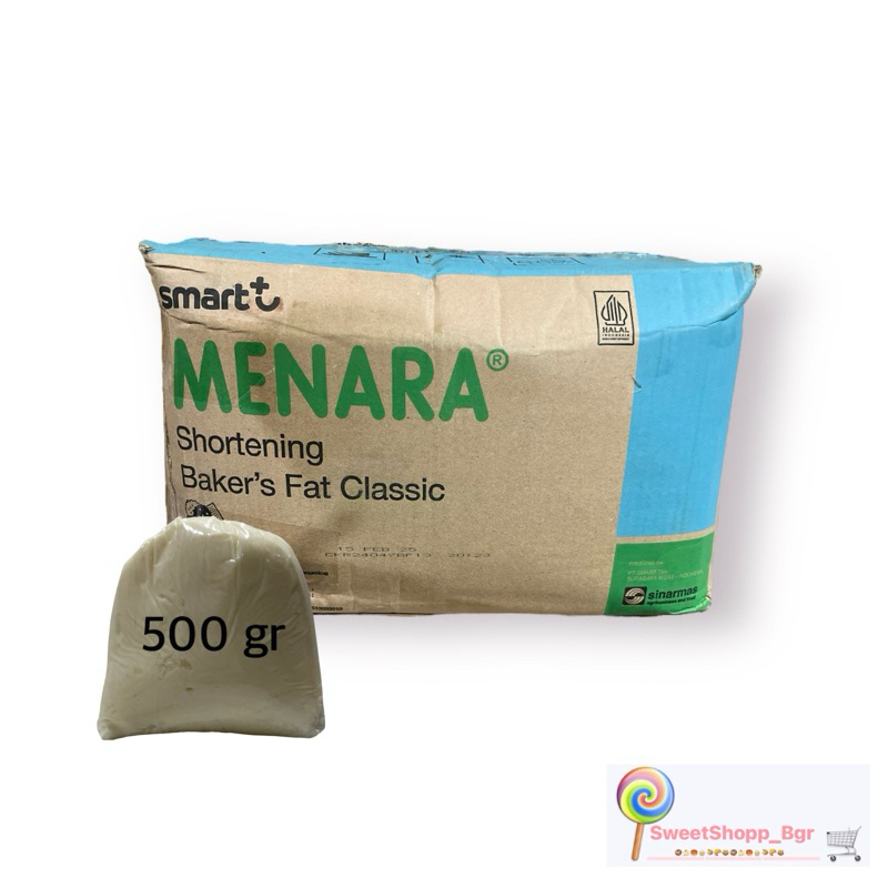 Jual MENARA Mentega Putih 500 Gr (Repack) / MENARA Shortening Bakers ...