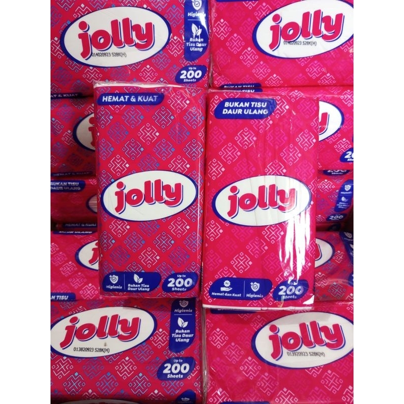 Jual TISU JOLLY 200 LEMBAR || tissu jolly 1 pack 200 sheet | Shopee ...