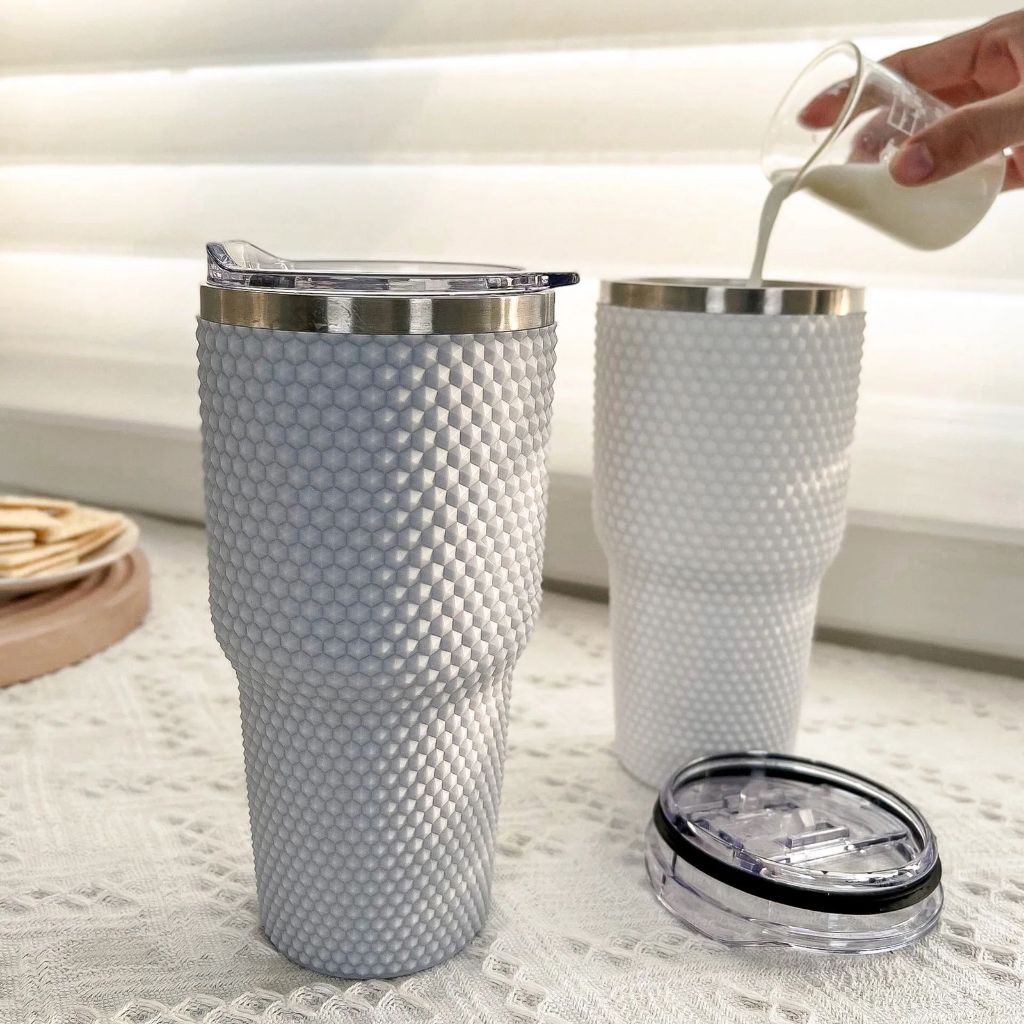 Jual TUMBLER TERMOS INSULATED MUG VACUUM CUP 900ML STAINLESS STEELL ...