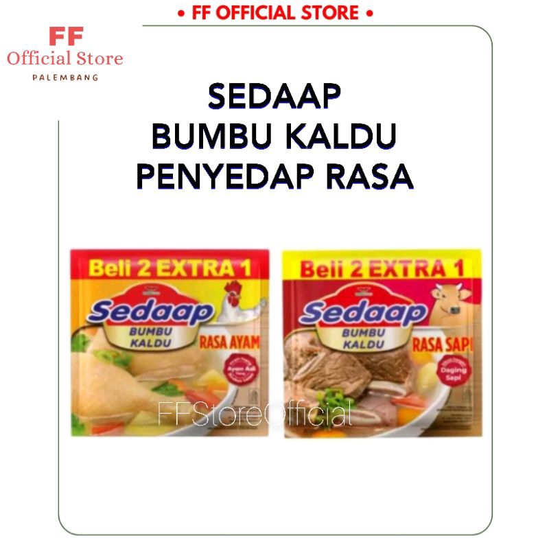 Jual SEDAAP Bumbu Kaldu Penyedap Rasa Sachet Ayam dan Sapi | Shopee ...