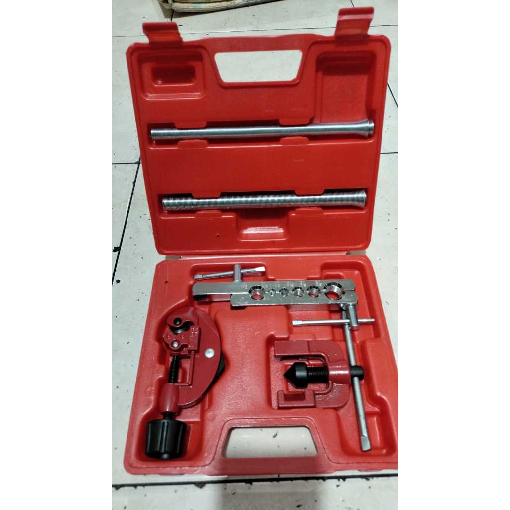Jual 7 Pcs Potong + Pengembang Pipa Tembaga / Tubing Tool Kit / Flaring ...