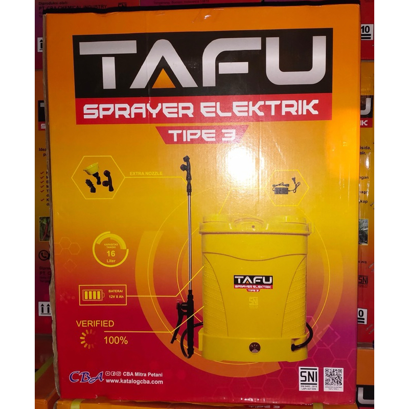 Jual tanki sprayer elektrik tafu 16ltr | Shopee Indonesia