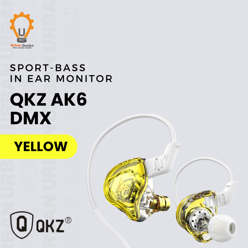 Jual QKZ AK6 DMX BassHead Earphone with mic alt AK6 Pro Max | Shopee ...