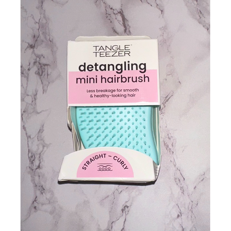 Jual Tangle teezer detangling mini hairbrush straight curly original ...