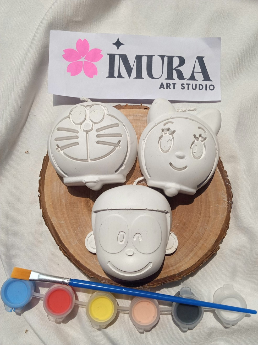 Jual Mainan Edukasi Anak Series Doraemon / 3 Patung Karakter Lukis ...