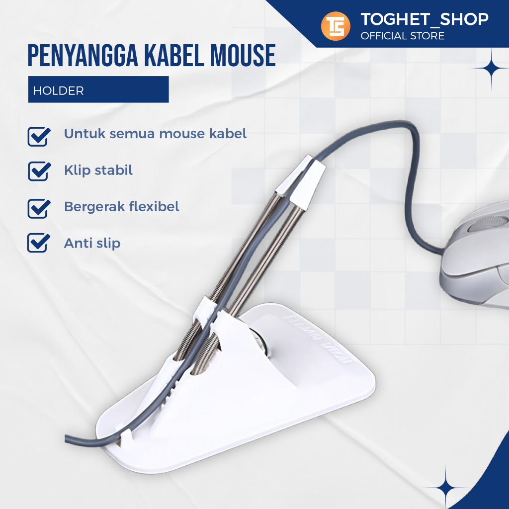 Jual Mouse Bungee Alat Penyanggah Kabel Holder Penyanggah Kabel Dengan ...