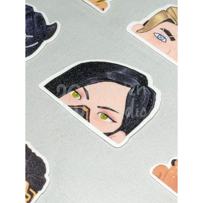 Jual (Min. 2) Valorant Agent Vinyl Sticker Peek / Stiker Intip / Stiker ...